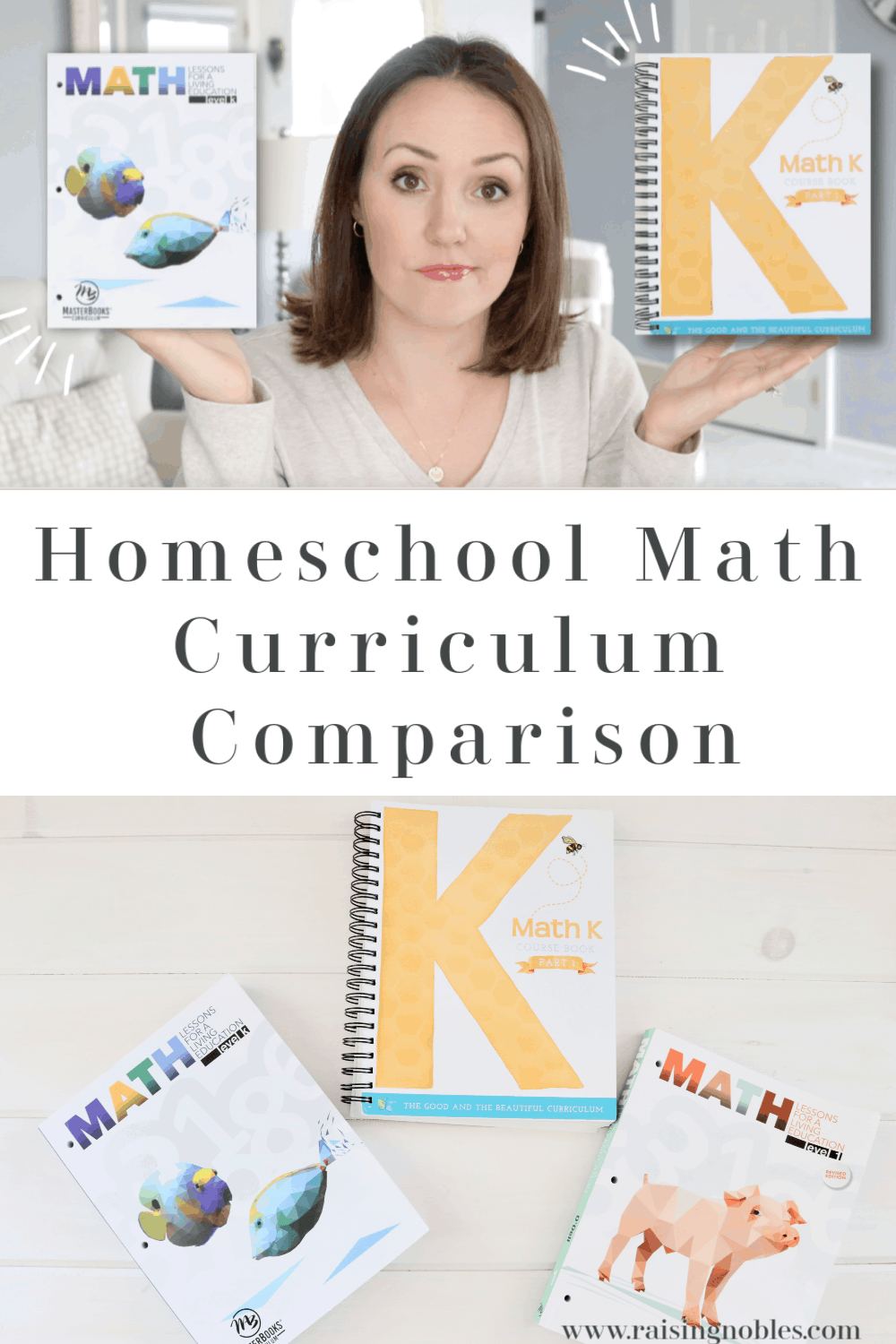 Homeschool Math Comparison - The Good and the Beautiful and Math ...