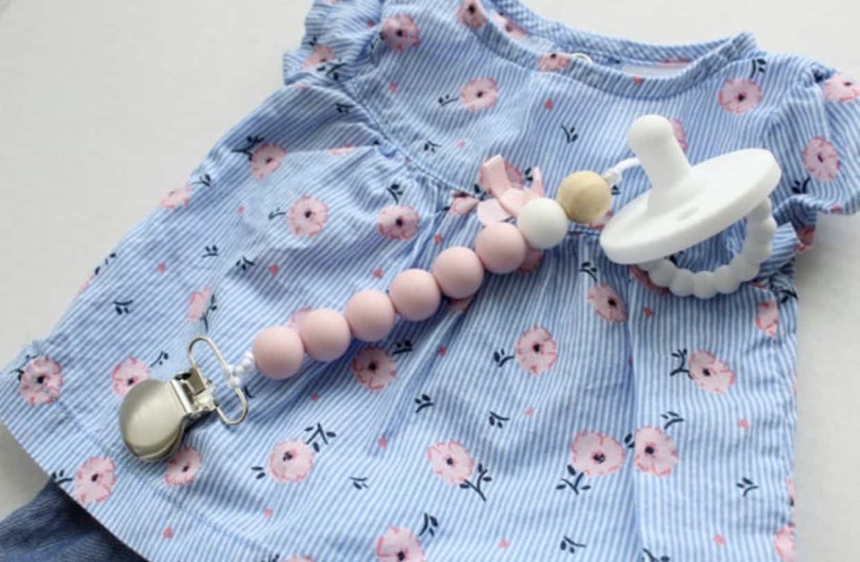 DIY Pacifier Clip - Raising Nobles