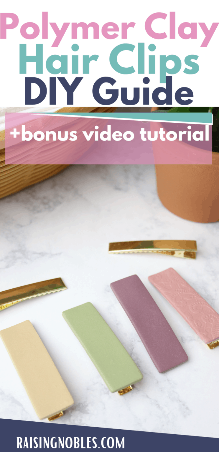 Polymer Clay Hair Clips | How To Make Hair Clips - Raising Nobles